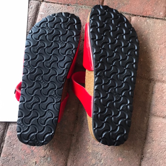 Birkenstock | Shoes | Red Birkis Licensed By Birkenstock | Poshmark